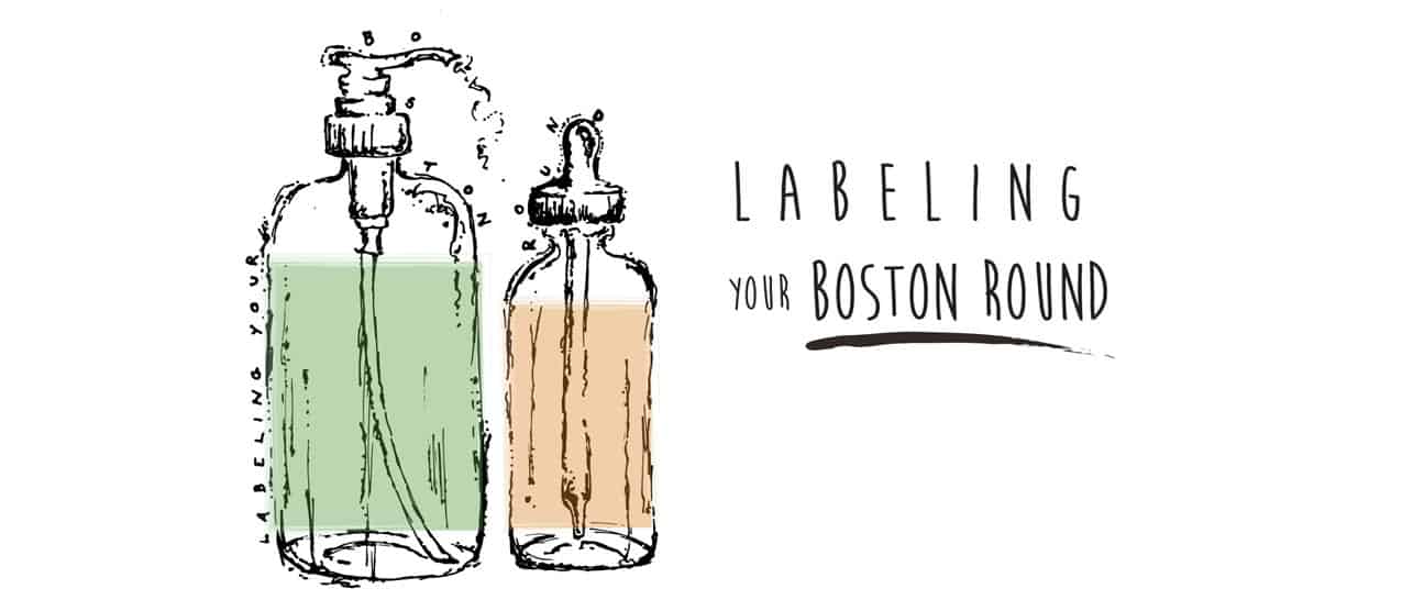 Labeling Your Boston Round Bottle | Frontier Label