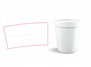 How to Label a Tapered Container or Curved Surface | Frontier Label