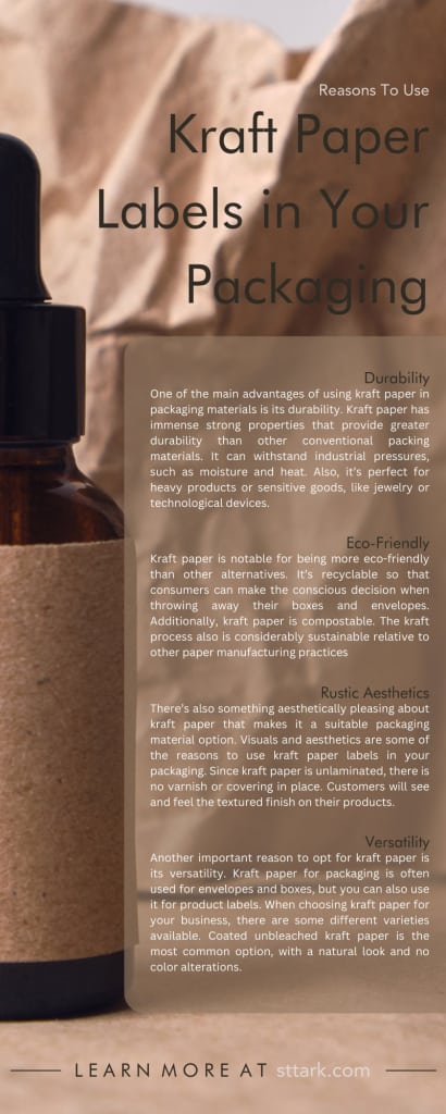Reasons To Use Kraft Paper Labels in Your Packaging | Sttark
